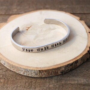 Stamped Bracelet, Adjustable Cuff, Stocking Stuffer, Christmas Gift ...