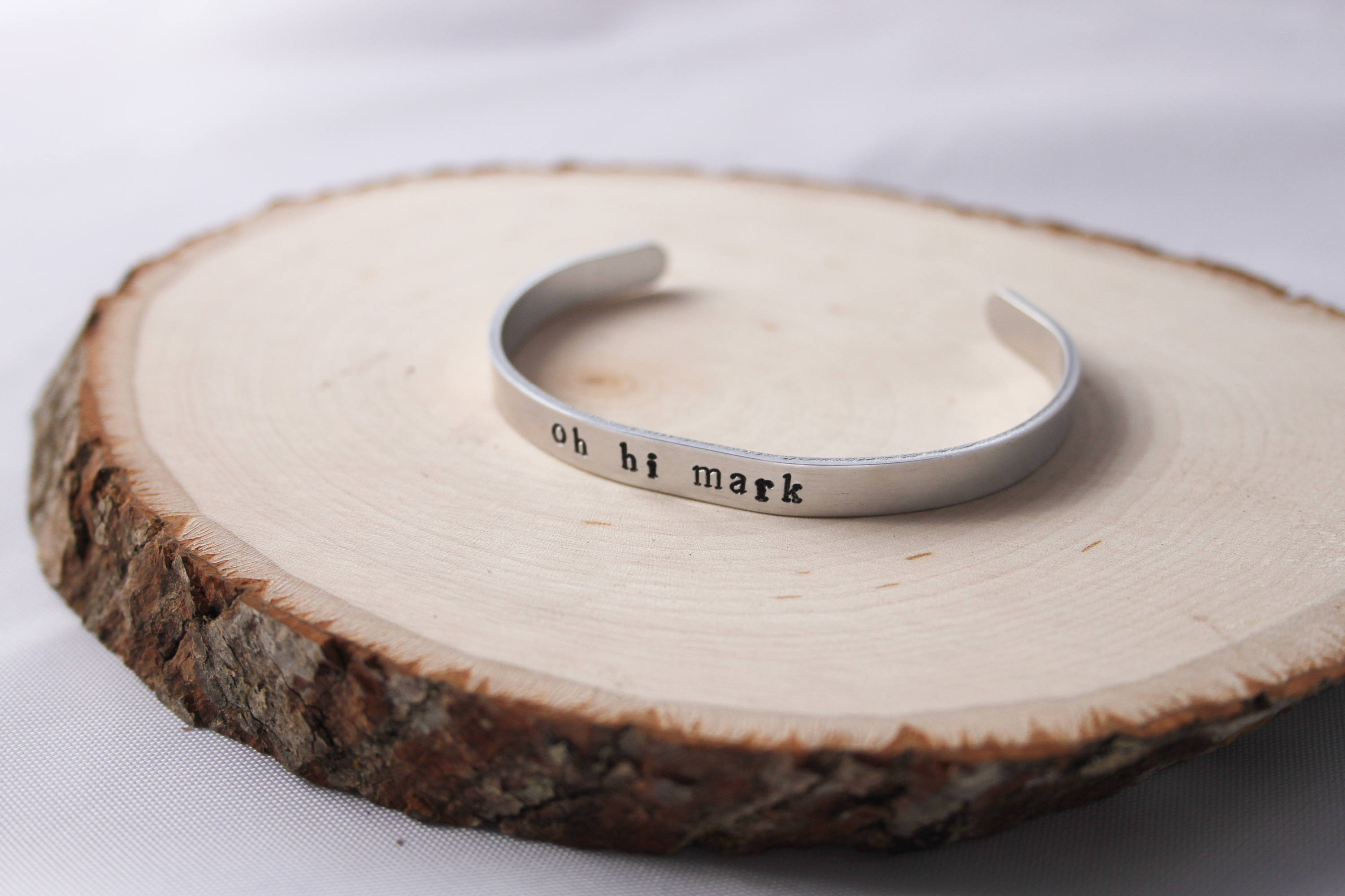 Stamped Bracelet, Adjustable Cuff, Stocking Stuffer, Christmas Gift ...