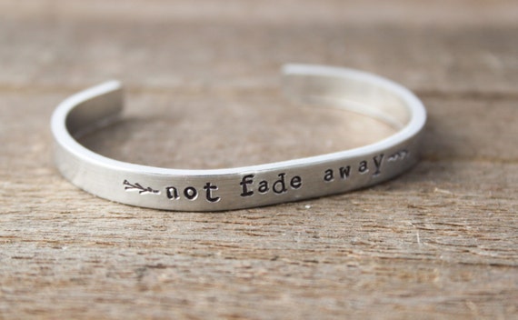 Stamped Bracelet Adjustable Cuff Stocking Stuffer Christmas | Etsy