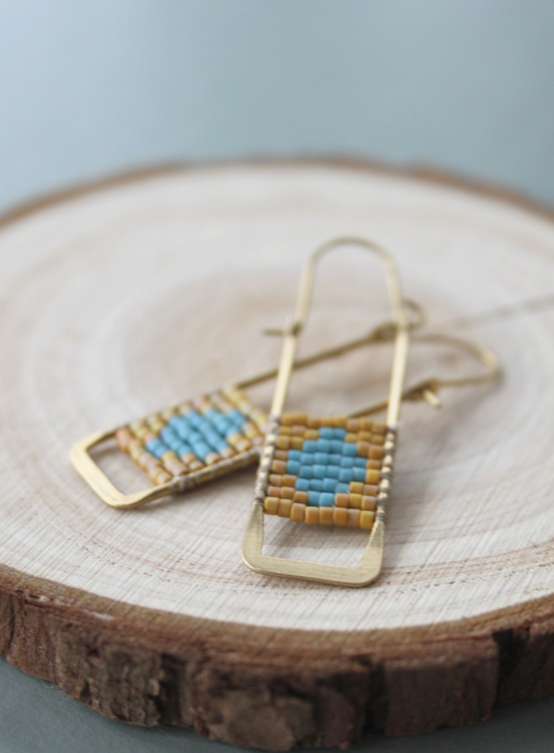Earrings, Trendy Jewelry, Boho Jewelry, Beaded Hoops, Hoop Earrings ...