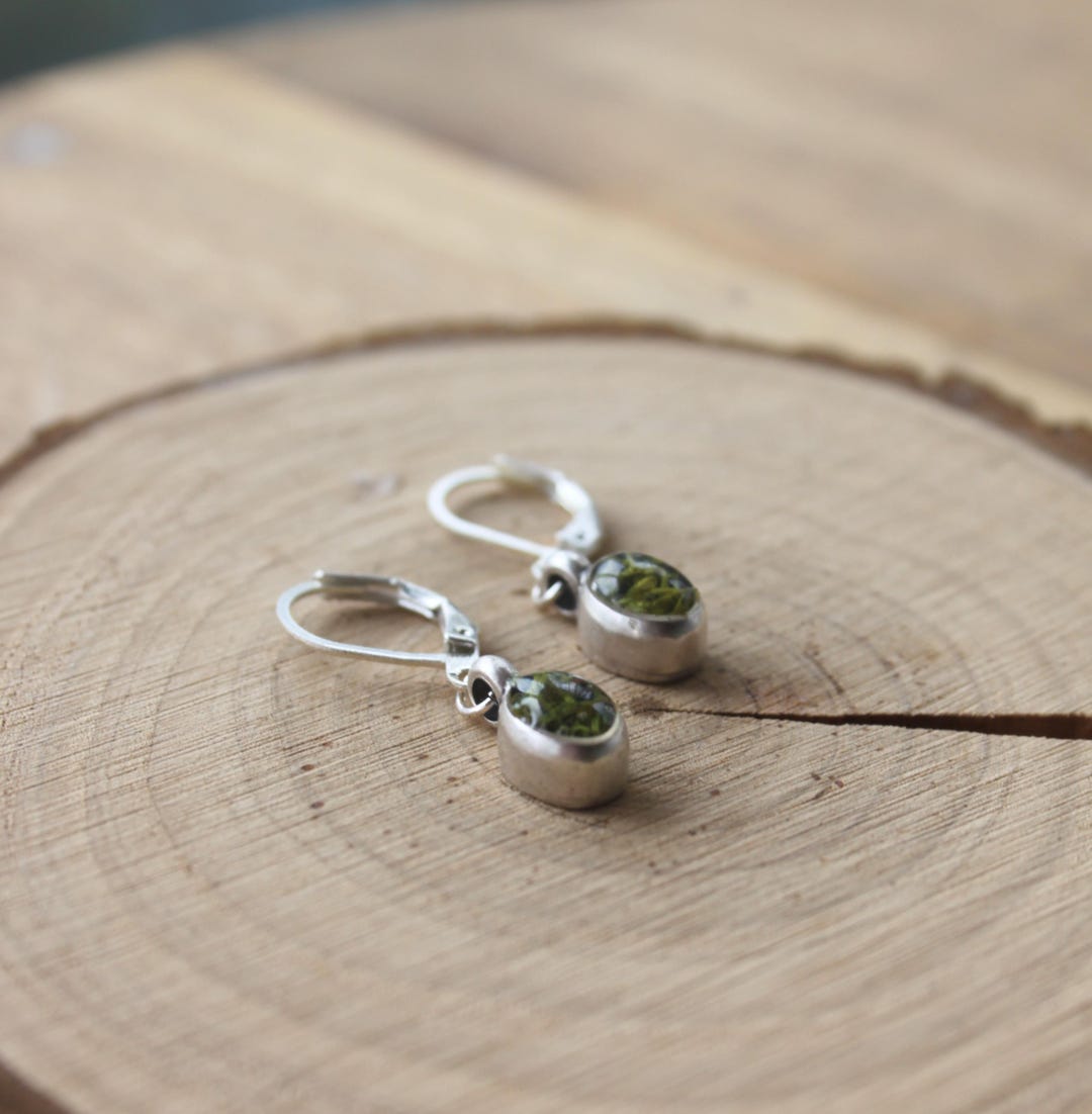 Moss Earrings, Real Moss Jewelry, Botanical Earrings, Nature Earrings ...