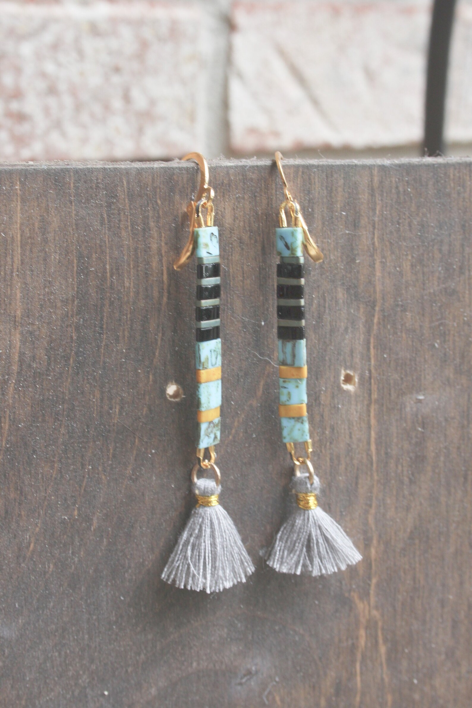 Earrings Dangle Earrings Trendy Jewelry Boho Jewelry Woven - Etsy