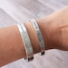Stamped Bracelet, Adjustable Cuff, Stocking Stuffer, Christmas Gift ...