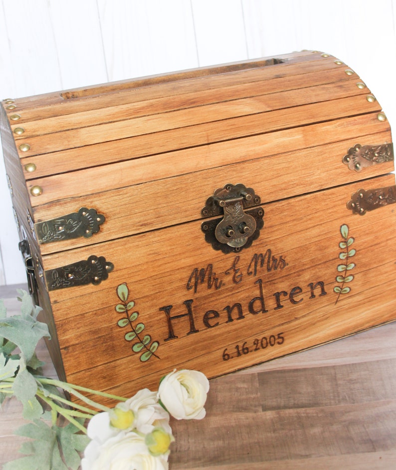 Personalized Wedding Card Box Wedding Card Box With Slot | Etsy