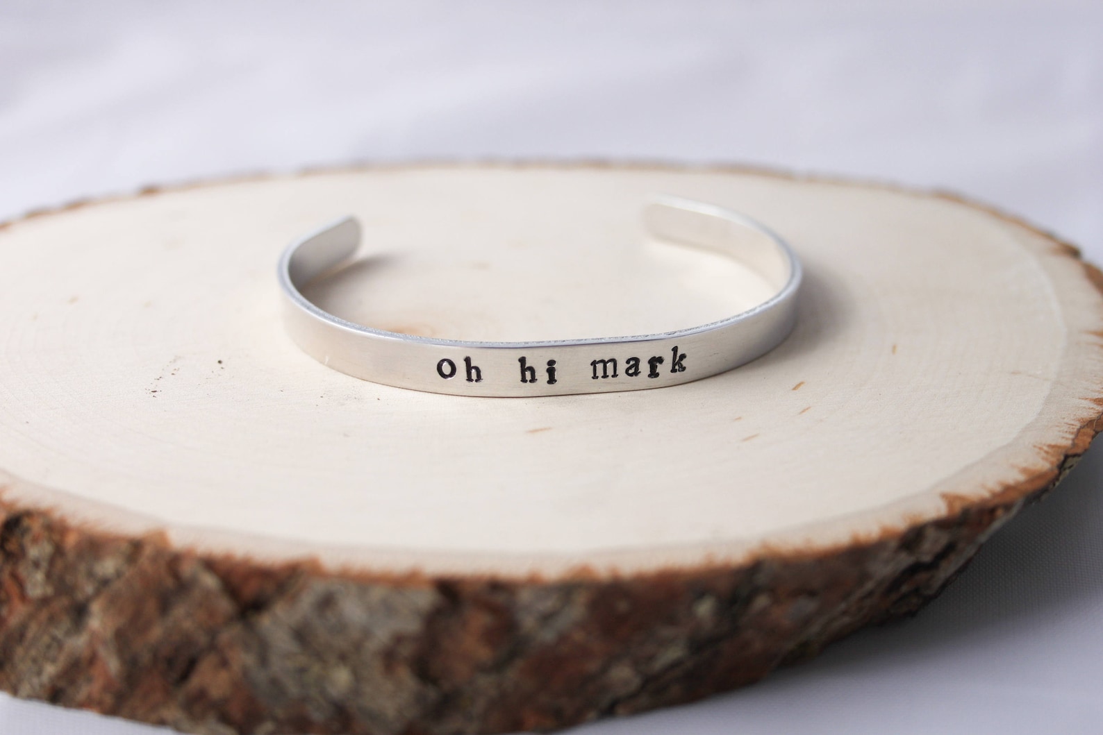 Stamped Bracelet, Adjustable Cuff, Stocking Stuffer, Christmas Gift ...