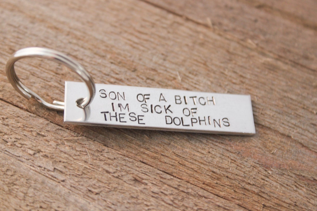 Stamped Keychain Funny Keychain Custom Keychain Metal - Etsy