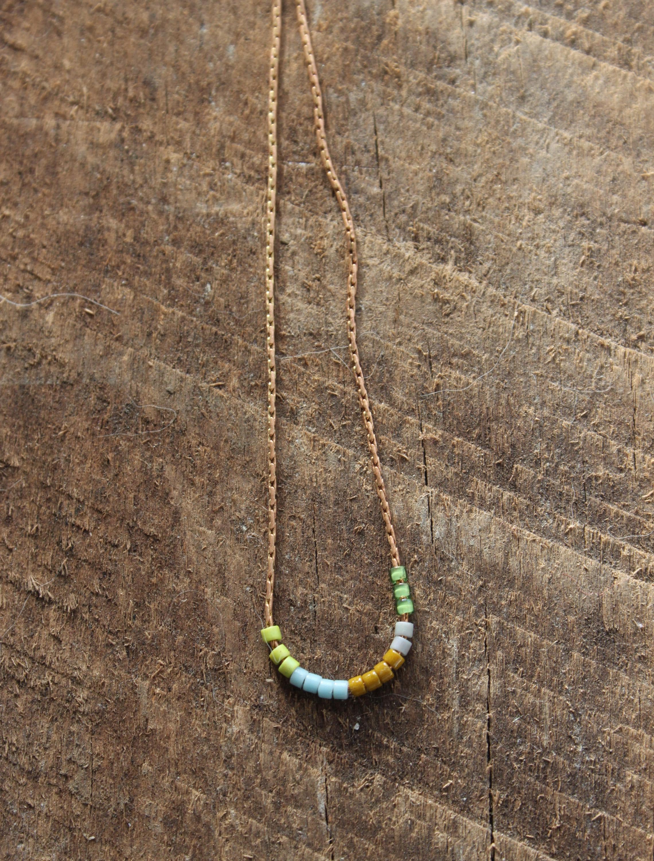 National Park Inspired Beaded Necklace, Simple Beaded Necklace ...
