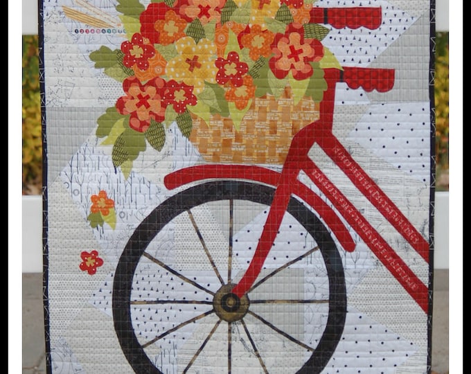 PATTERN BLOSSOMS and Spokes BIKE Quilt - Etsy