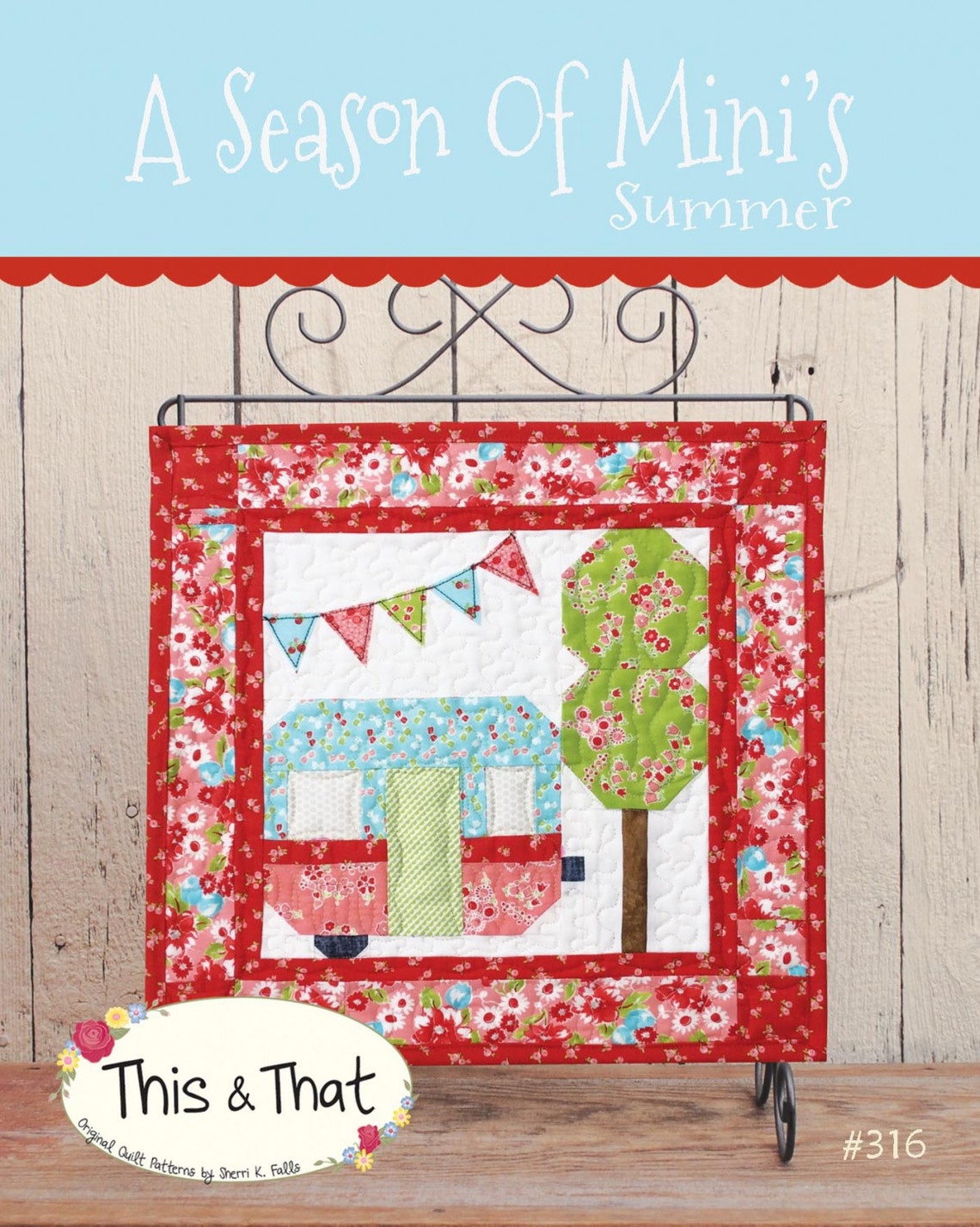 PATTERN SUMMER Glamping Travel Trailer Camping A Season of Minis Mini ...
