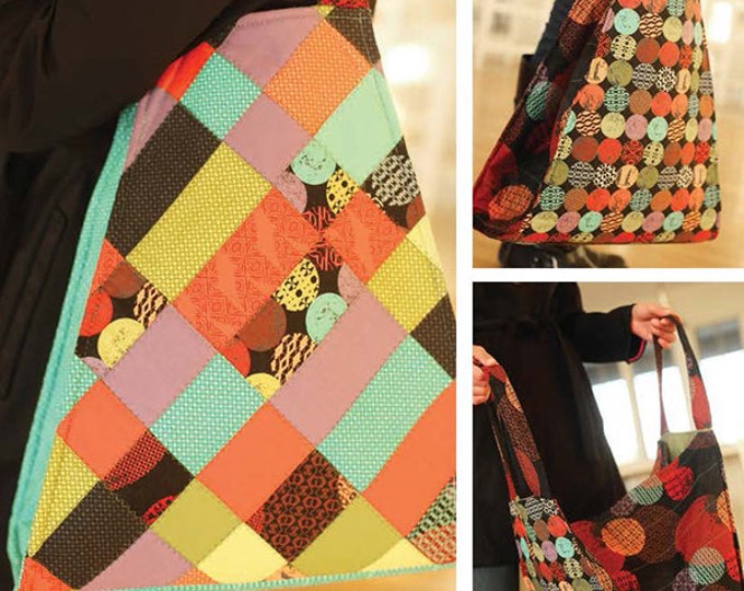 Clearance PATTERN Trapezoid TOTE Bag Indygo Junction Pattern - Etsy