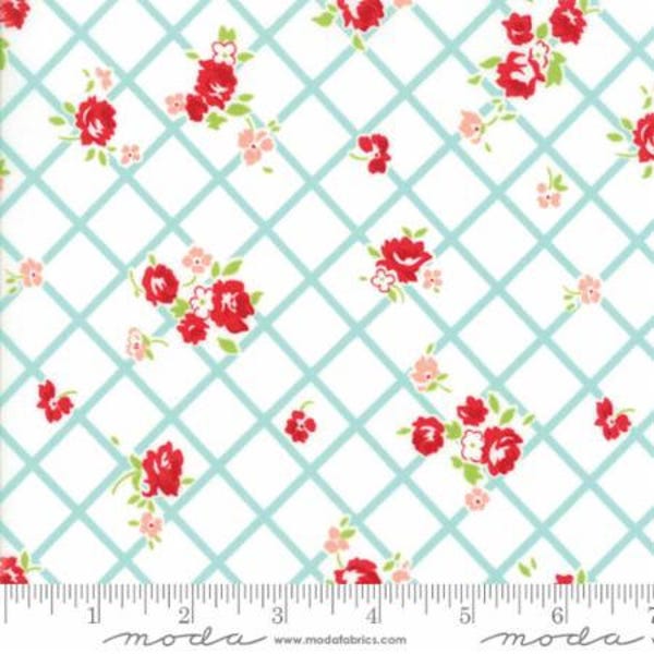 Navy Aqua Fabric - Etsy