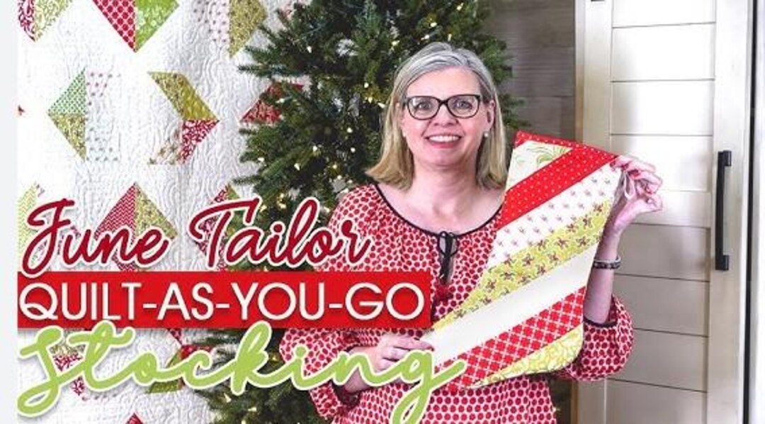 KIT CHRISTMAS Quilted STOCKING Sew as You Go Sew by Number - Etsy