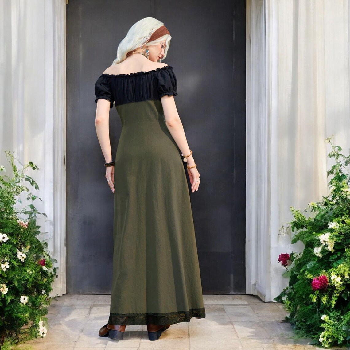 Ren Faire Costume, Medieval Dress ,renaissance Dress, Prairie Dress ...