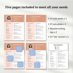 TEFL Resume Template Canva, Teaching Resume Template, Teacher Resume ...