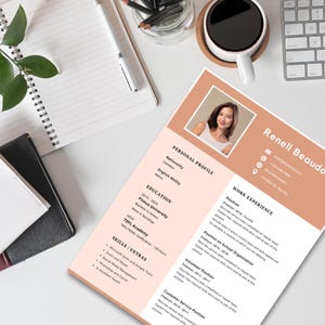 TEFL Resume Template Canva, Teaching Resume Template, Teacher Resume ...