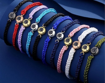 Photo Projection Bracelet, Personalized Photo Charm Bracelet ...