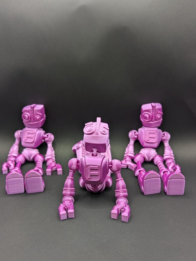 3D Printed Articulated Robots! Big & Small Robots - Etsy