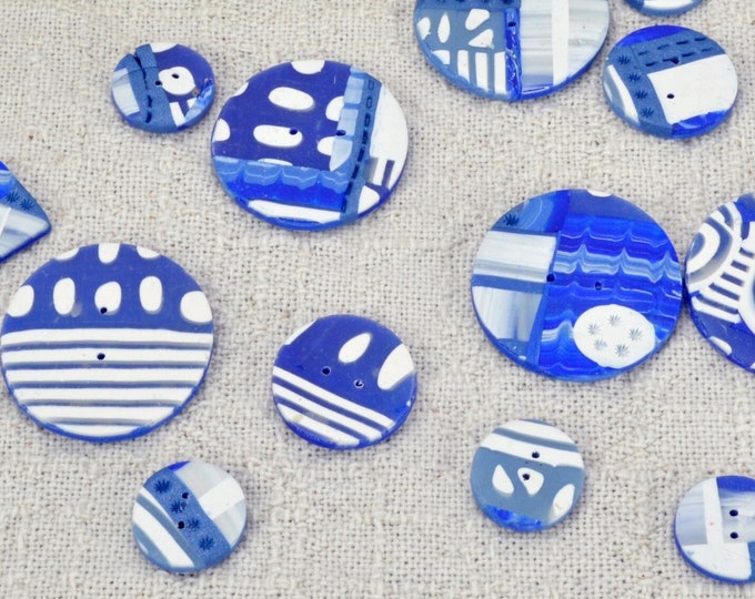 Unique Handmade Buttons - Sewing Buttons - Craft Project Buttons ...
