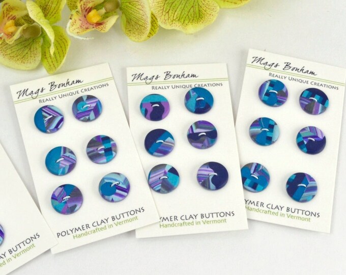 Unique Handmade Buttons - Sewing Buttons - Craft Project Buttons ...
