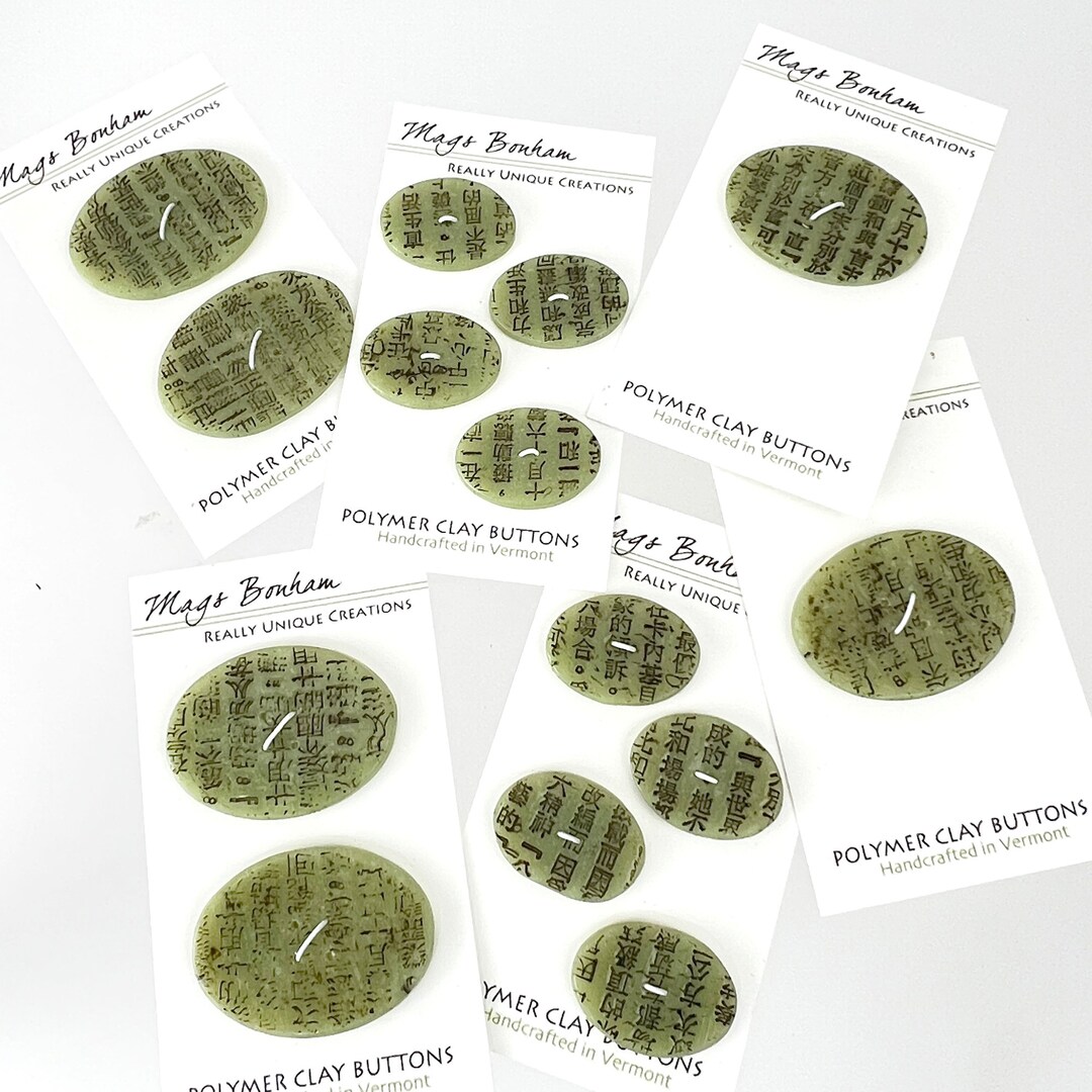 Unique Handmade Buttons - Sewing Buttons - Craft Project Buttons ...