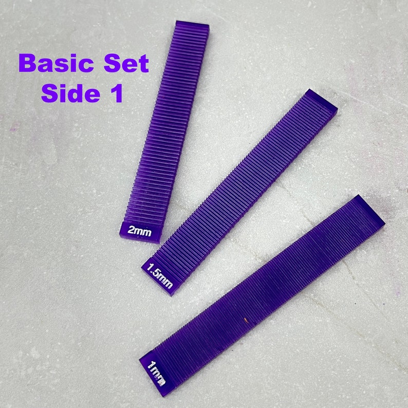 Polymer Clay Cane Slicing Tool - Polymer Clay Tools - Strip Measuring ...
