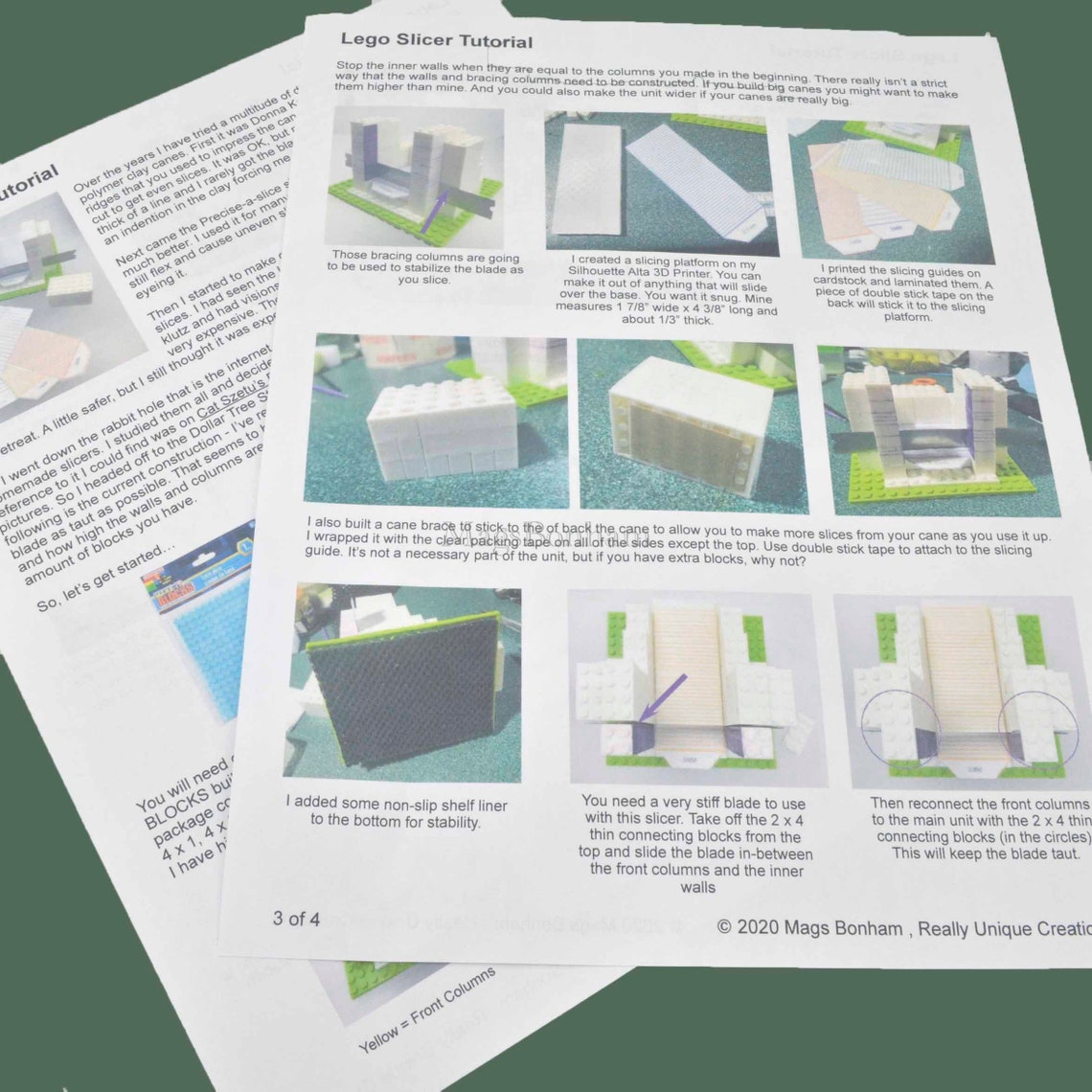Polymer Clay Cane Slicer Tutorial, Slicer Base, Slicer Grids, DIY Clay ...