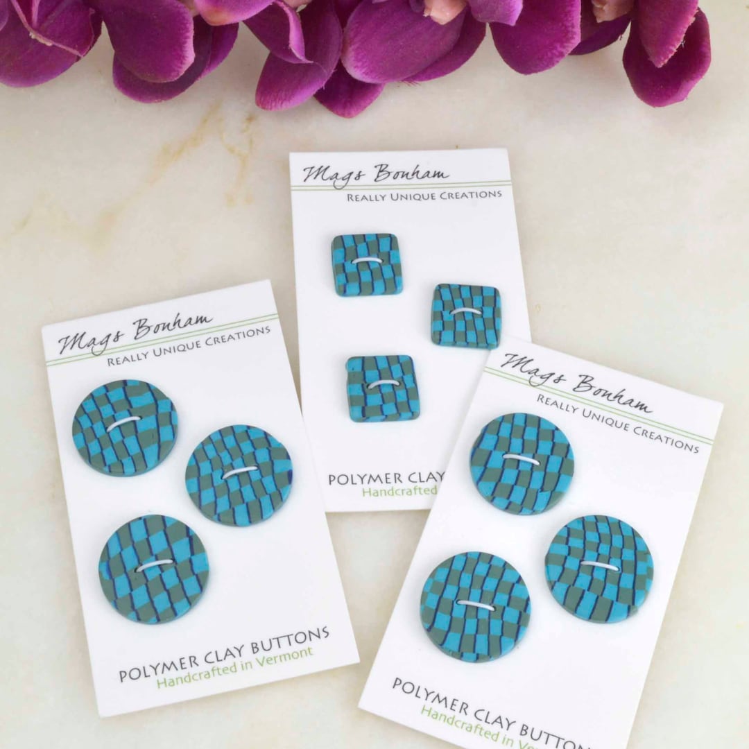 Unique Handmade Buttons - Sewing Buttons - Craft Project Buttons ...