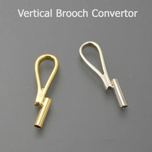 Pin Converter - Pin to Pendant Adapter - Brooch Converter - Jewelry ...