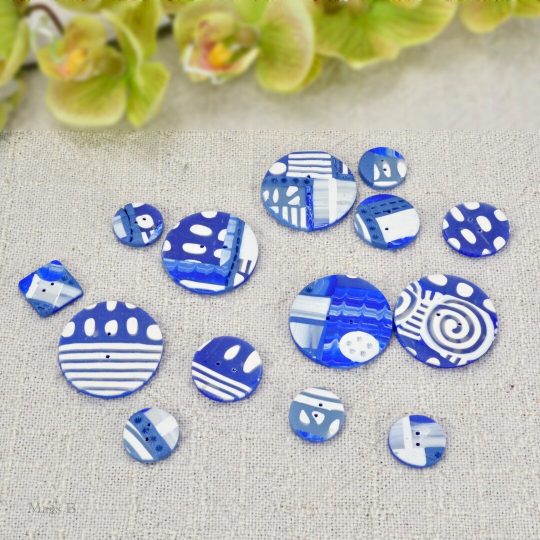 Unique Handmade Buttons Sewing Buttons Craft Project Buttons Knitting ...