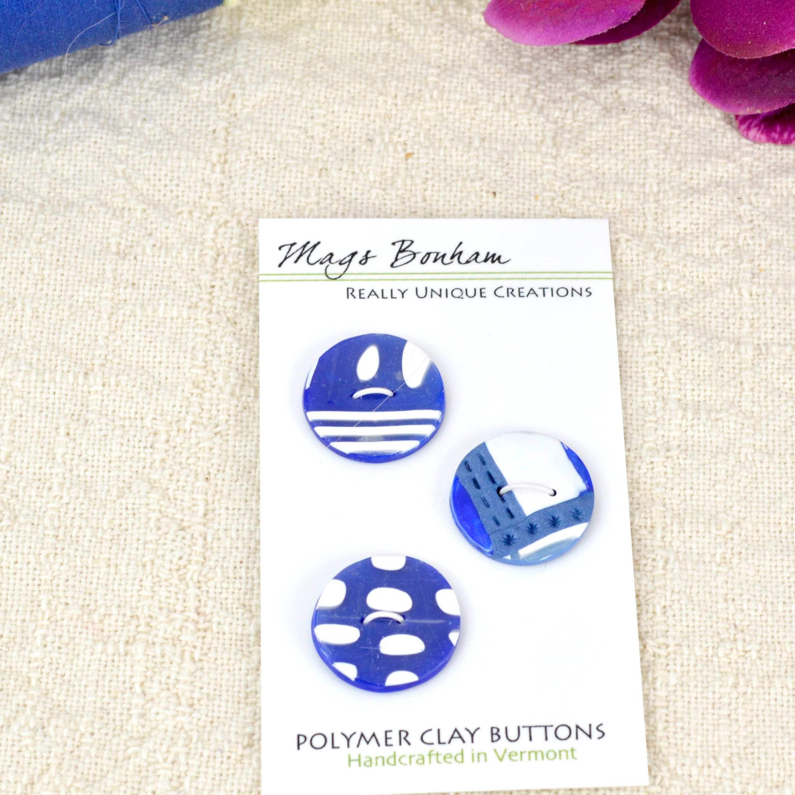 Unique Handmade Buttons Sewing Buttons Craft Project - Etsy