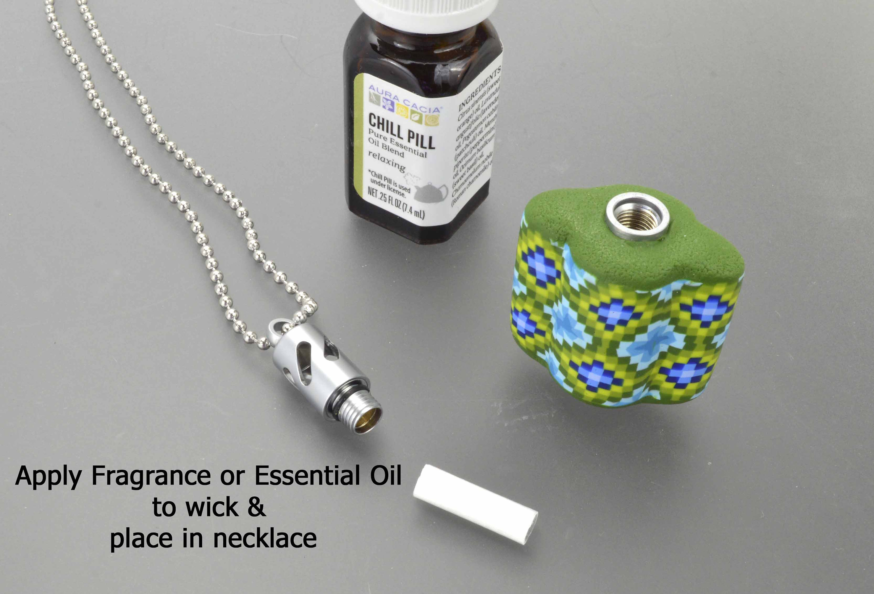 Aromatherapy Necklace - Essential Oil Necklace - Fragrance Necklace ...