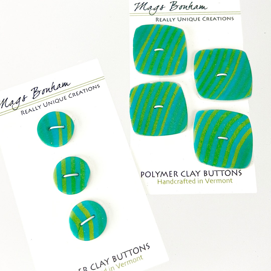 Unique Handmade Buttons Sewing Buttons Craft Project Buttons Knitting ...