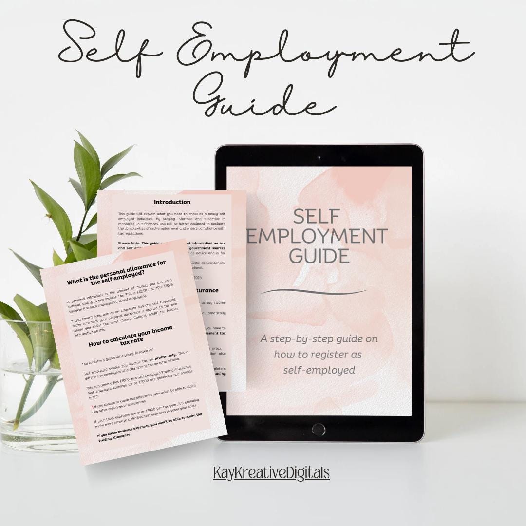 Self Employment Guide Step-by-step by Step Ebook - Etsy