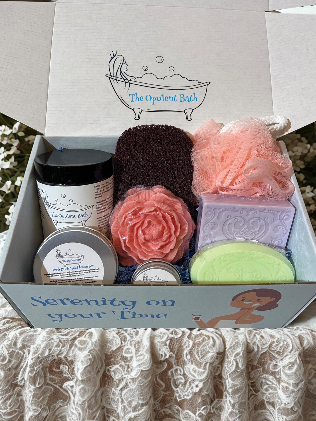 Home Spa Gift Box, Hygge-inspired Deluxe Natural Bath & Body Self-care ...