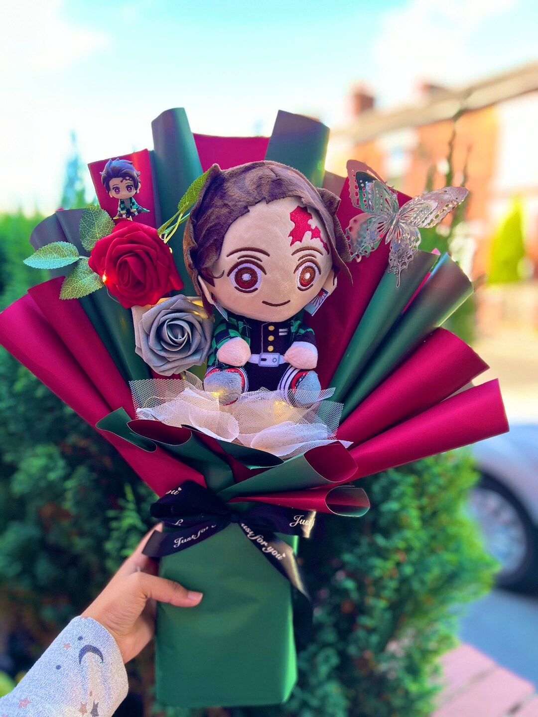 Demon Slayer Bouquet, Anime Present, Flowe Bouquet, Anime Chocolate ...