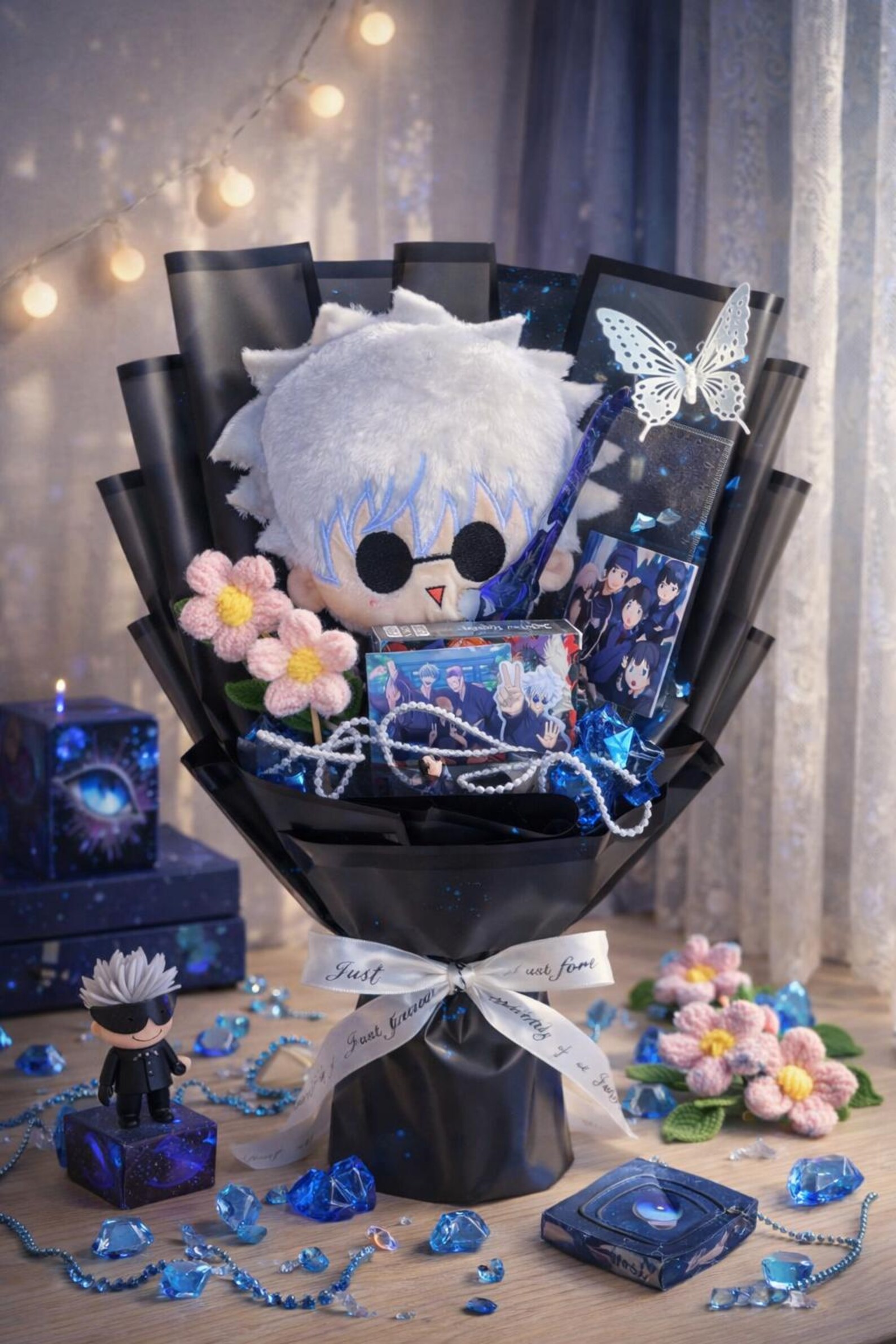 Jujutsu Kaisen Bouquet, Gift Set, Anime Present, Flower Bouquet, Anime ...