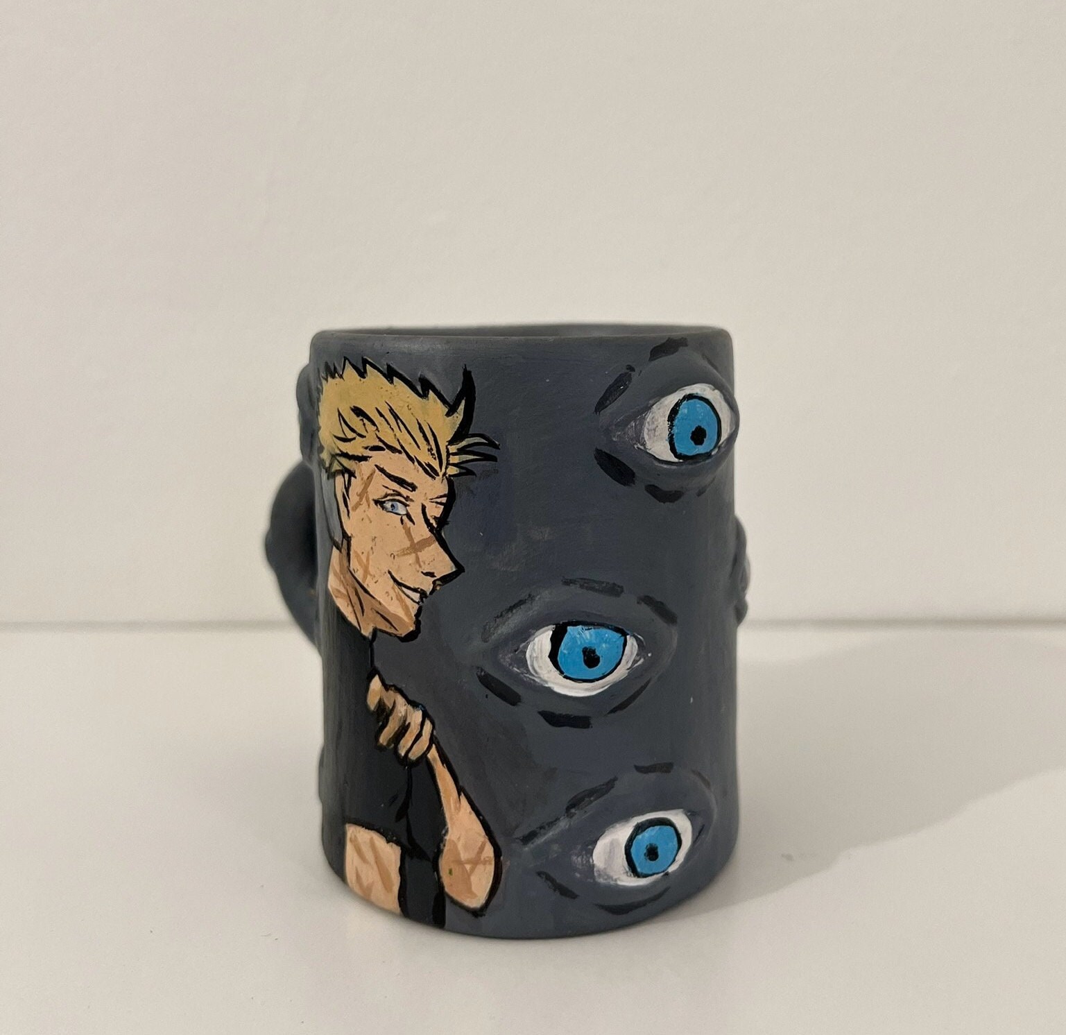 Jujutsu Kaisen Gojo Hand-made Mug, Anime Present, Anime Ceramic ...