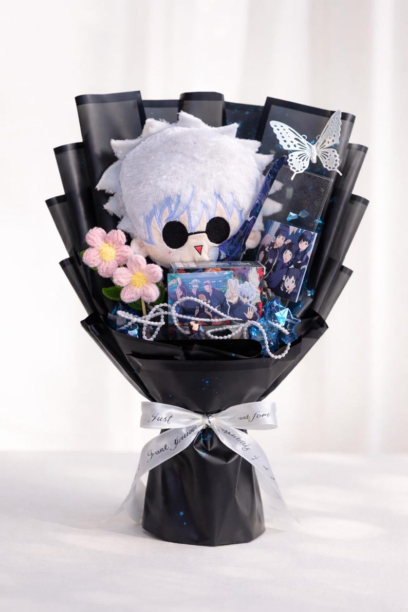 Jujutsu Kaisen Bouquet, Gift Set, Anime Present, Flower Bouquet, Anime ...