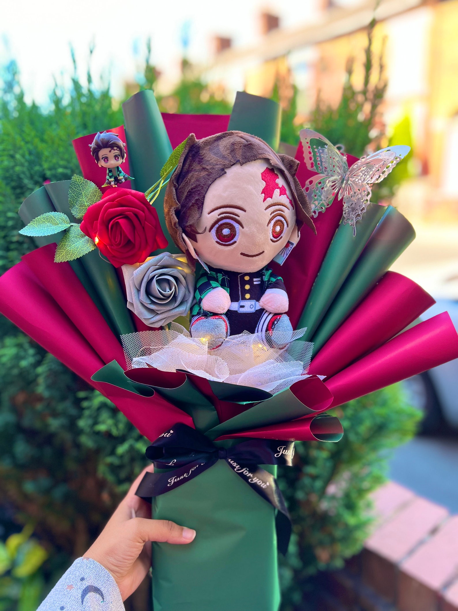 Demon Slayer Bouquet, Anime Present, Flowe Bouquet, Anime Chocolate ...