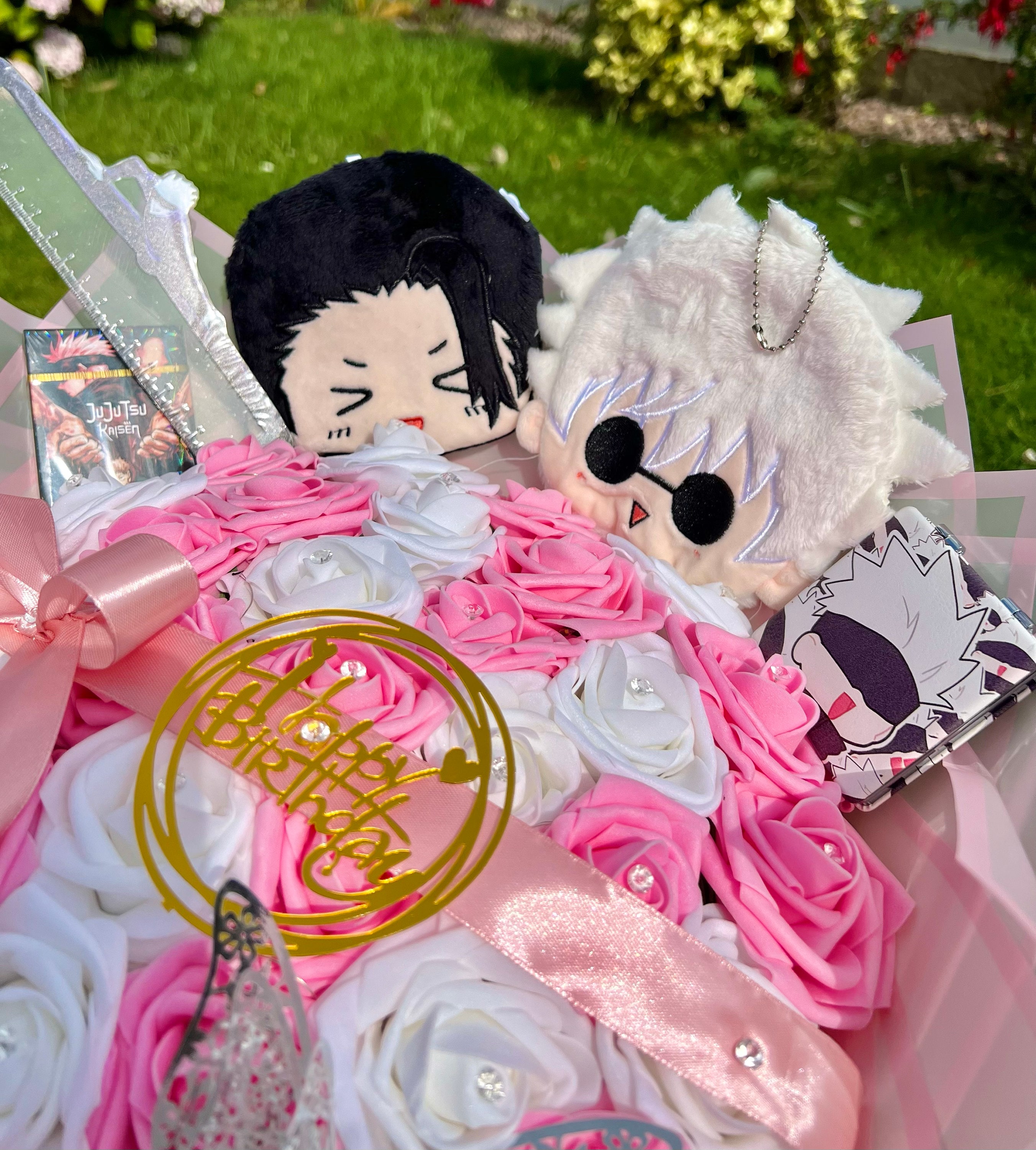 JJK Bouquet, Gift Set, Anime Present, Flower Bouquet, Anime Chocolate ...