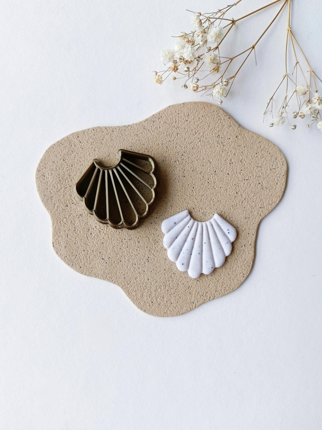Scallop Shell Polymer Clay Cutter: 3D Printed Craft Tool - Etsy
