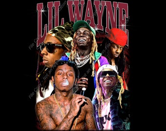 Lil Wayne T Shirt Design PNG Instant Download 300 Dpi - Etsy