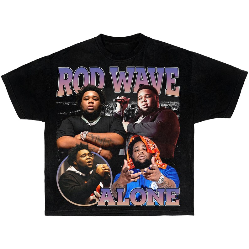 ROD WAVE T Shirt Design. PNG Digital 4500x5100 Px. Nostalgia, Hiphop ...