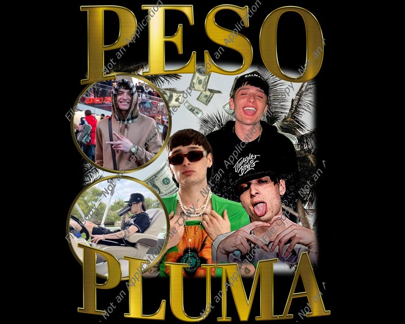 Peso Pluma T Shirt Design PNG Instant Download 300 Dpi - Etsy