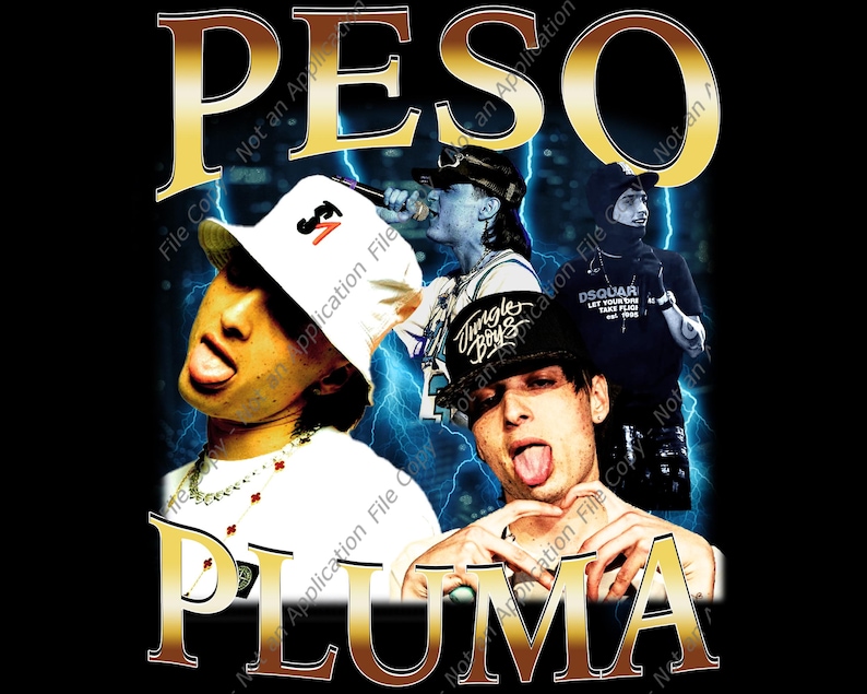 Peso Pluma T Shirt Design PNG Instant Download 300 Dpi - Etsy
