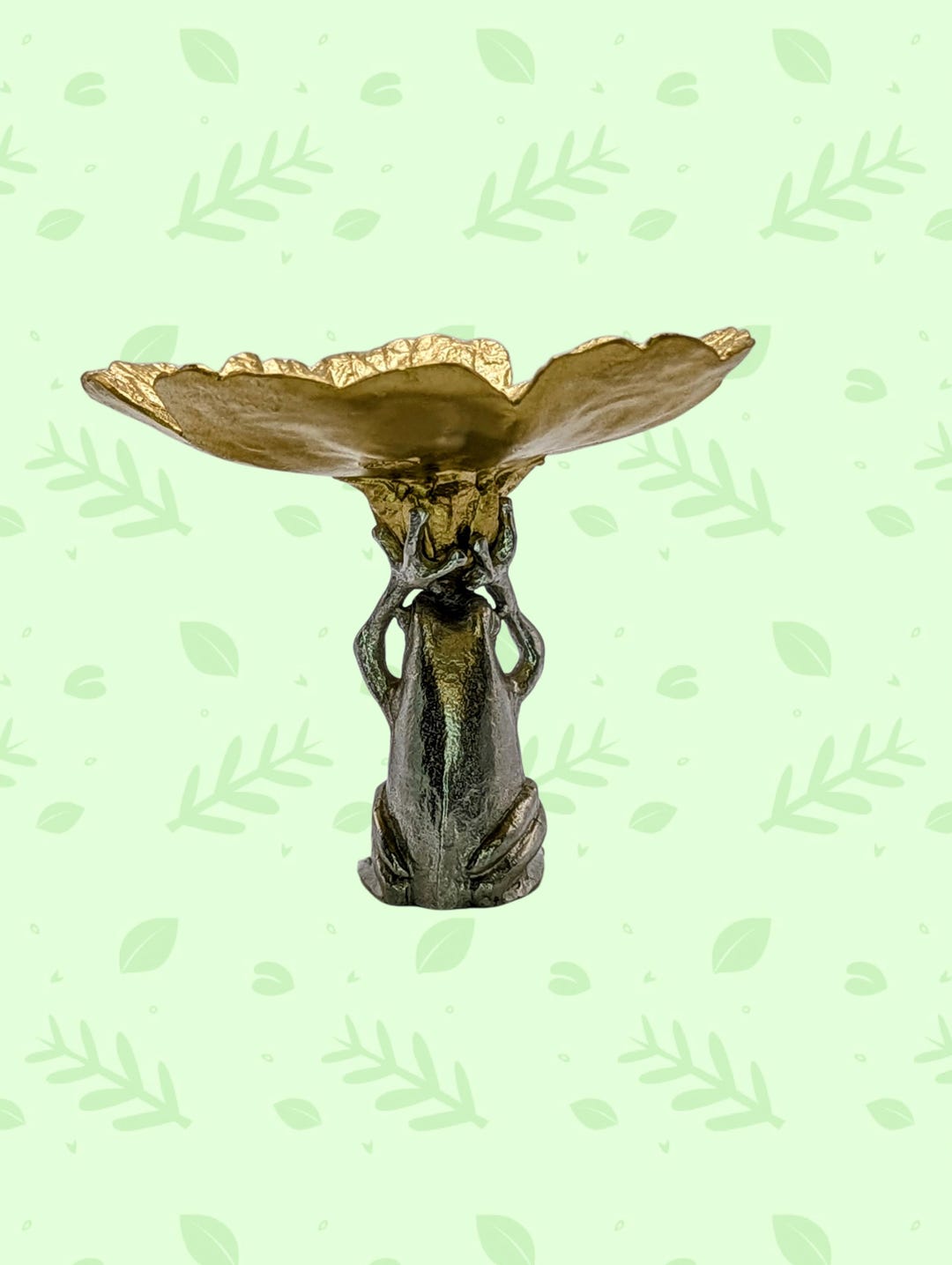Charming Frog Hibiscus Snack Dish Decor Collectible - Etsy