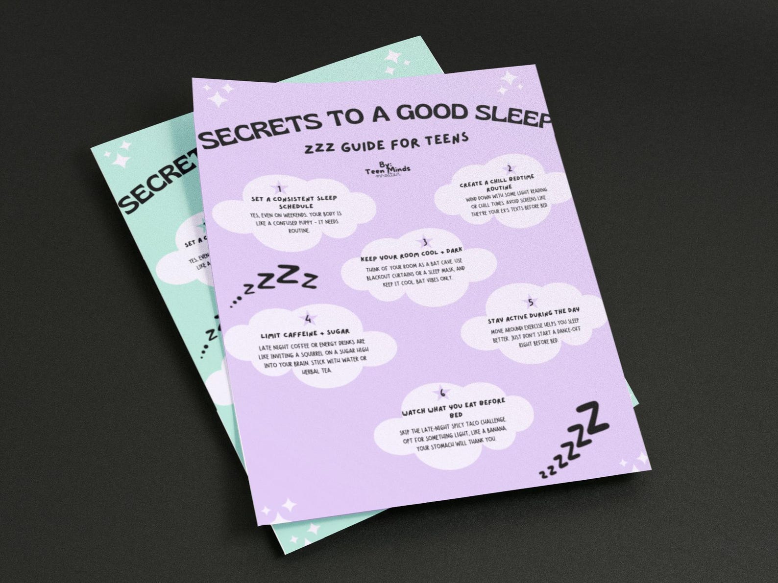 Teen Sleep Hygiene, Therapy Worksheets Sleep Tips for Teens, Adolescent ...