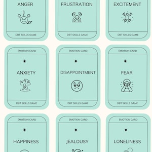 DBT Skills Game, DBT Cards for Teens, Emotional Regulation for Teens ...