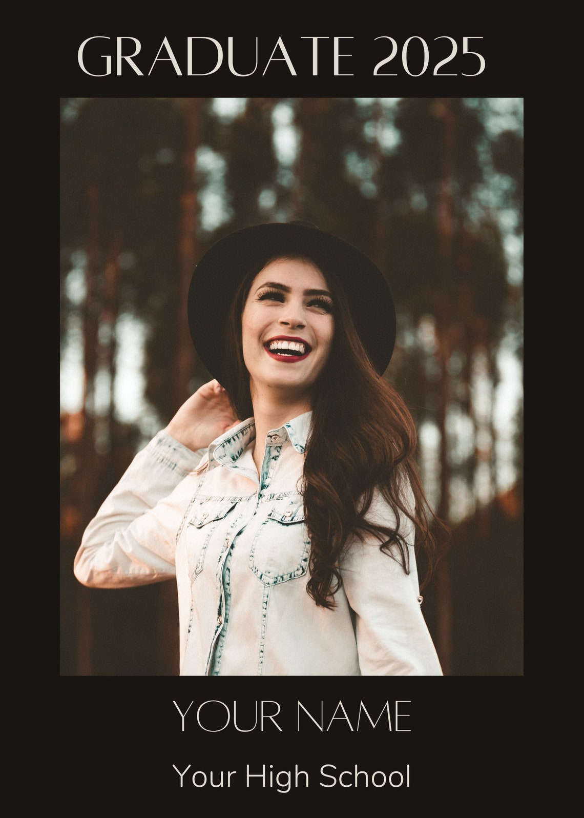 Minimalist Graduation Announcement - Etsy