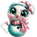 New Year 2025, Set of 10 Adorable Snowman Figures PNG , New Year Vibes ...